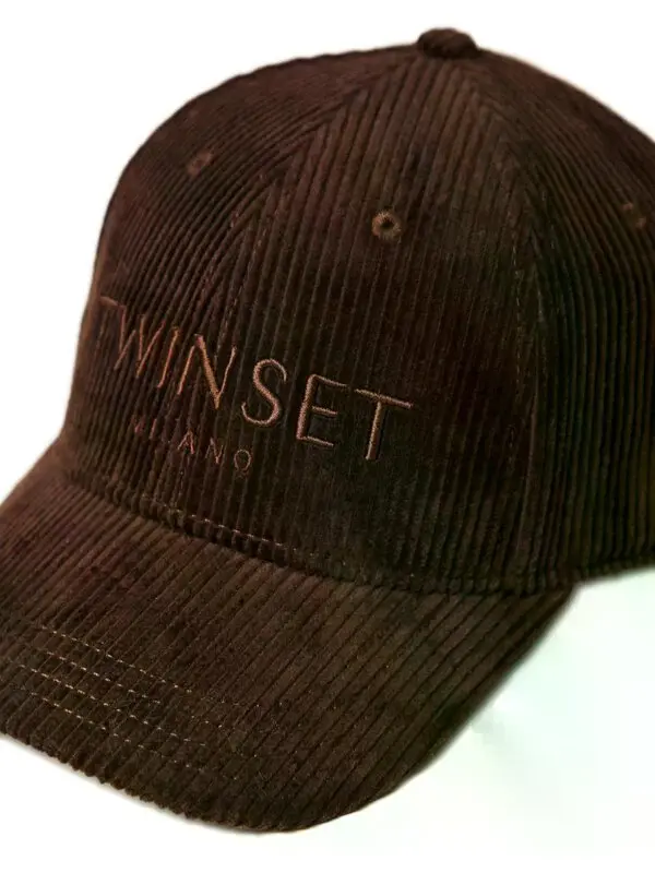 TWINSET Corduroy Baseball Cap