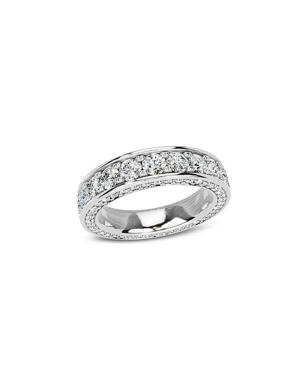 Bloomingdale'S 14k Diamond Eternity Ring 3.0 Tcw - White Gold