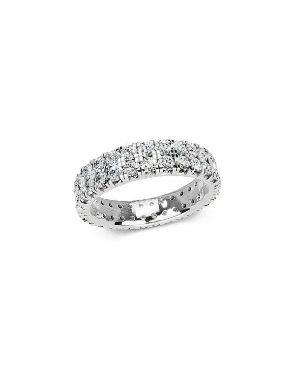 Bloomingdale'S 14k Diamond Eternity Band 2.0 Tcw - White Gold