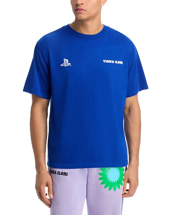 PLAYSTATION X YINKA ILORI Tee Exclusive - Blue