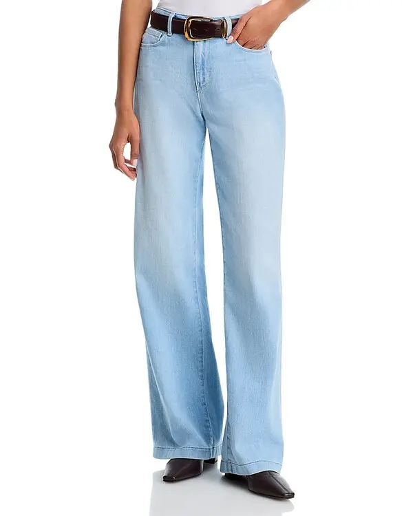 L'Agence Scottie High-rise Wide-leg Jeans - Bayridge
