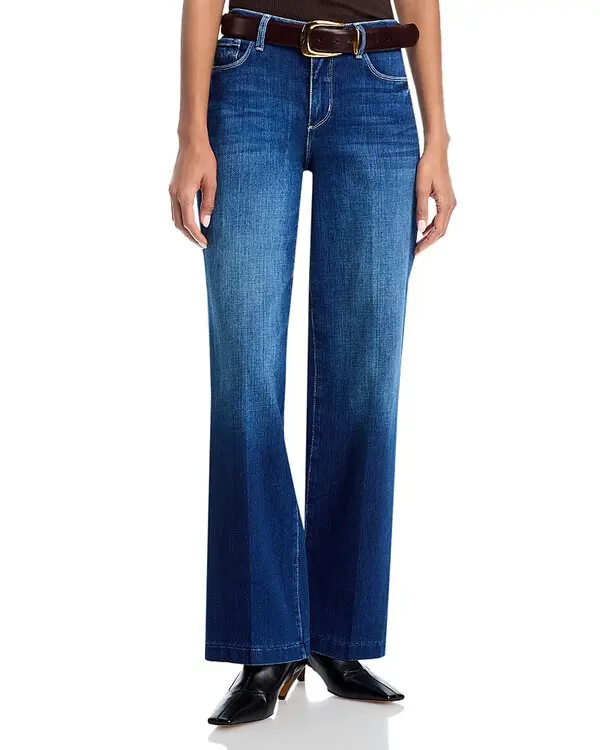 L'Agence Scottie High-rise Wide-leg Jeans - Delany