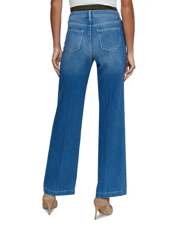 L'AGENCE Scottie High-rise Wide-leg Jeans - Sullivan