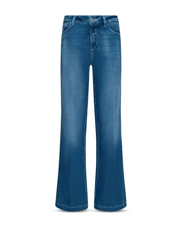 L'AGENCE Scottie High-rise Wide-leg Jeans - Sullivan