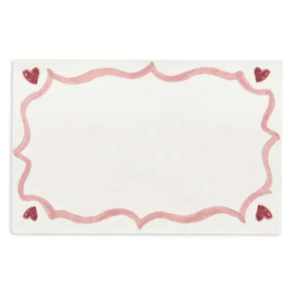 JULISKA Love You More Place Cards, Set Of 12 - Pink