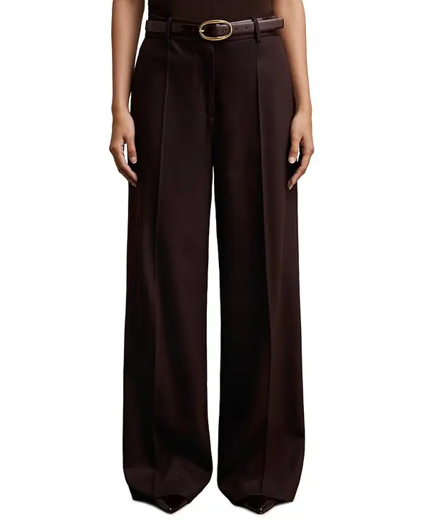 REISS Solene Wide Leg Trousers