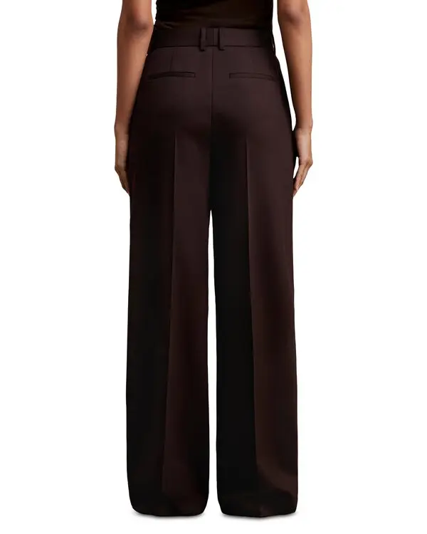 REISS Solene Wide Leg Trousers