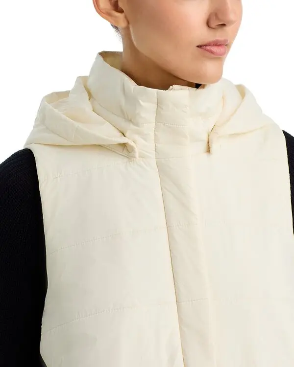Eileen Fisher Puffer Vest - Soft White