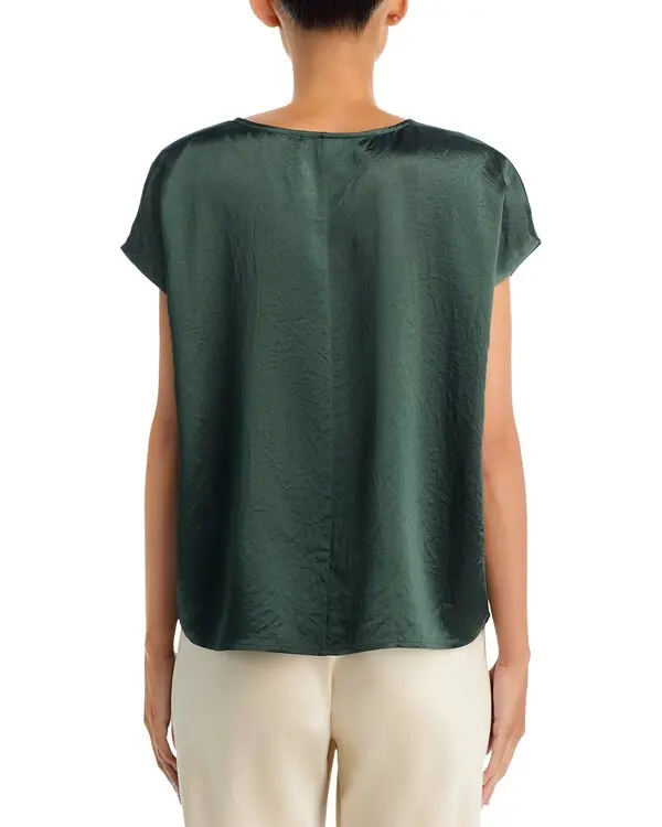 Eileen Fisher V-neck Square Top