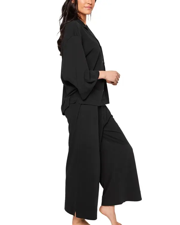 PETITE PLUME Olivia Wide Leg Long Pajama Set