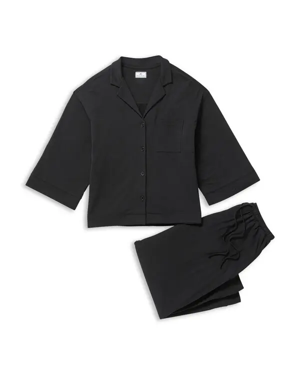 PETITE PLUME Olivia Wide Leg Long Pajama Set