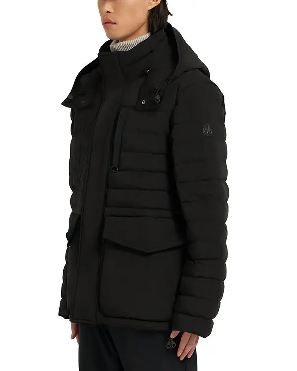 Moose Knuckles Greystone 3q Down Jacket - Black