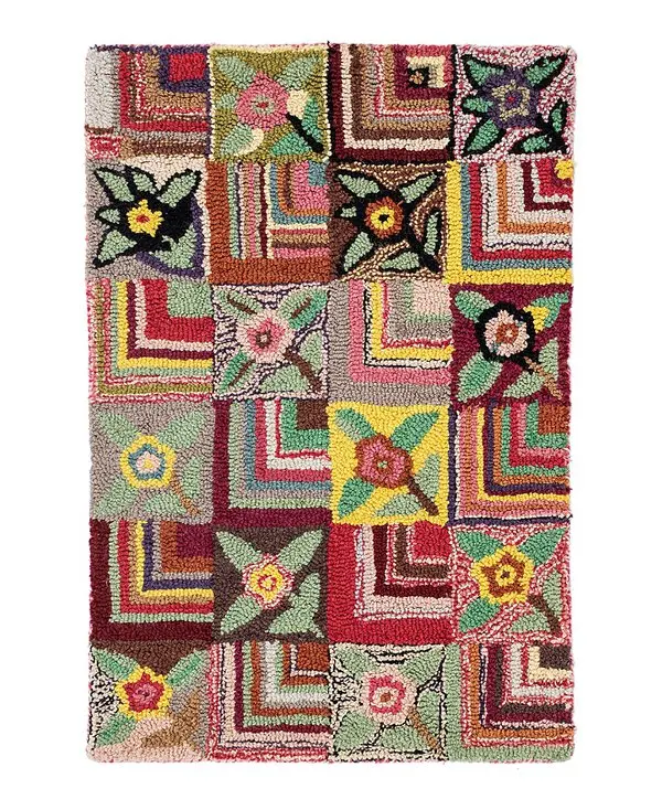 DASH & ALBERT Dash Albert Annie Selke Rp2w Gypsy Rose Area Rug, 2'6x8'0 - Multi