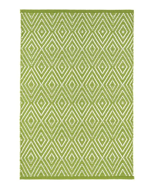 DASH & ALBERT Dash Albert Annie Selke Rdb100 Diamond Indoor/outdoor Area Rug, 2'0x3'0 - Avocado