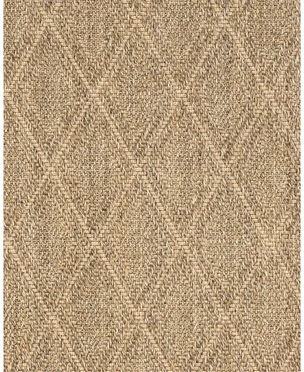 DASH & ALBERT Dash Albert Annie Selke Rda430 Diamond Natural Sisal Area Rug, 8'0x10'0