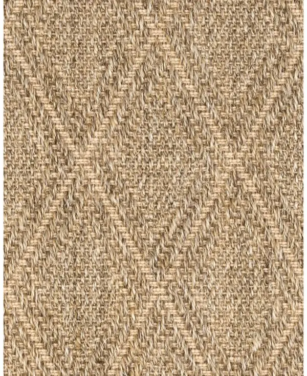 DASH & ALBERT Dash Albert Annie Selke Rda430 Diamond Natural Sisal Area Rug, 8'0x10'0