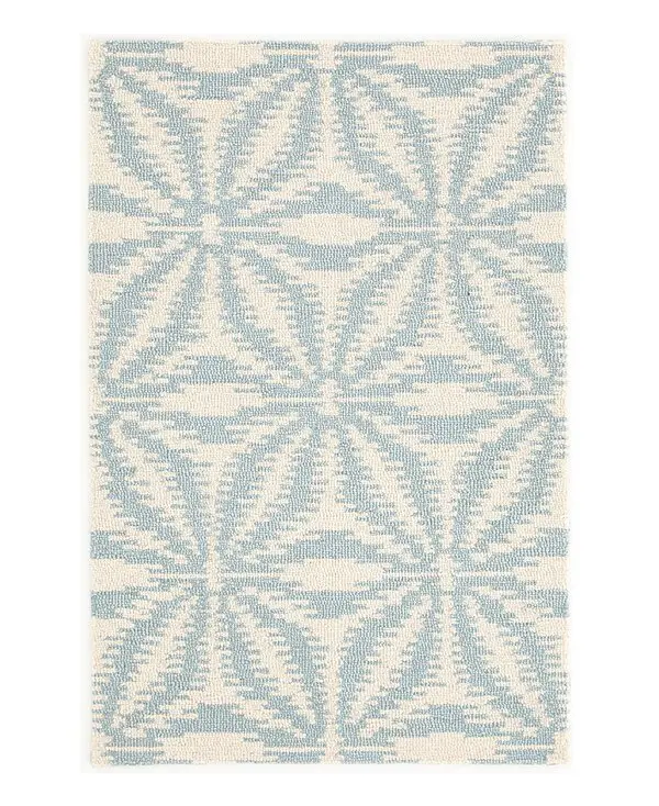 DASH & ALBERT Dash Albert Annie Selke Rda383 Aster Area Rug, 2'6x8'0 - Mist