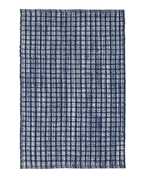 DASH & ALBERT BY ANNIE SELKE Dash Albert Annie Selke Rdb326 Coco Indoor/outdoor Area Rug, 3'0x5'0 - Blue