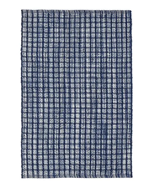 DASH & ALBERT Dash Albert Annie Selke Rdb326 Coco Indoor/outdoor Area Rug, 9'0x12'0 - Blue