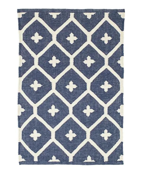 DASH & ALBERT Dash Albert Annie Selke Da771 Elizabeth Indoor/outdoor Area Rug, 3'0x5'0 - Navy