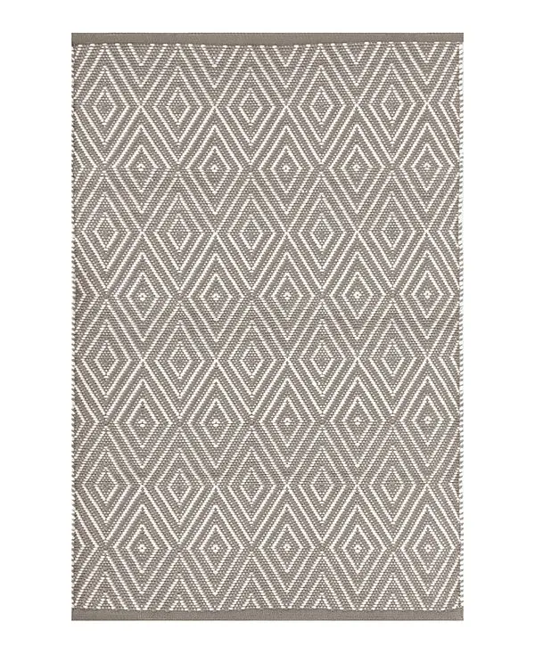 DASH & ALBERT Dash Albert Annie Selke Rdb255 Diamond Indoor/outdoor Area Rug, 8'0x10'0 - Taupe