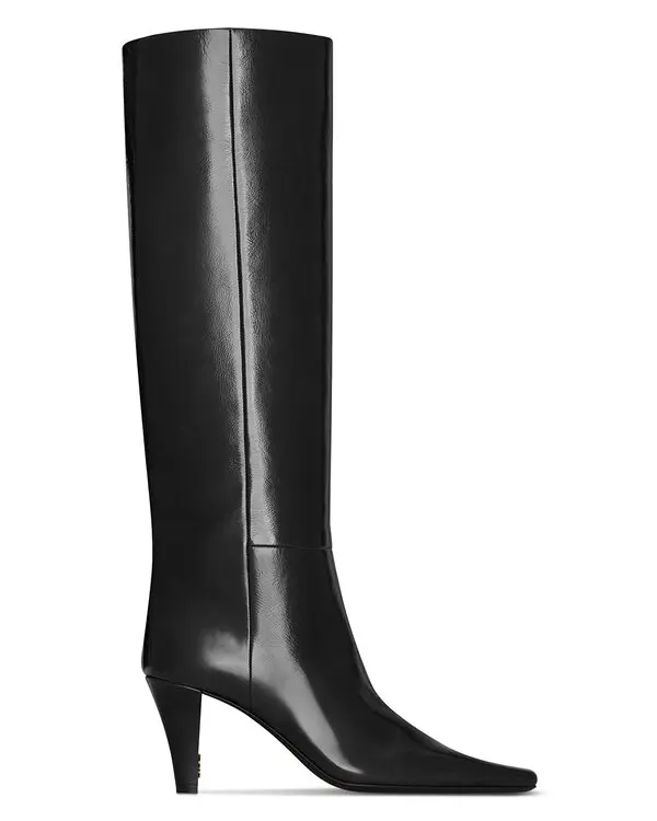 Saint Laurent Jill Smooth Leather Boots