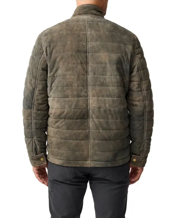 Rodd & Gunn Long Island Quilted Suede Jacket