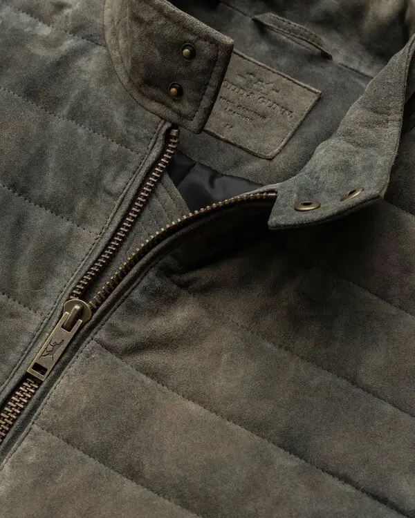 Rodd & Gunn Long Island Quilted Suede Jacket