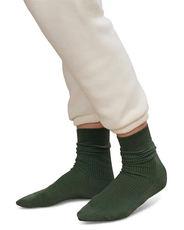 Jenni Kayne Classic Crew Socks - Pine