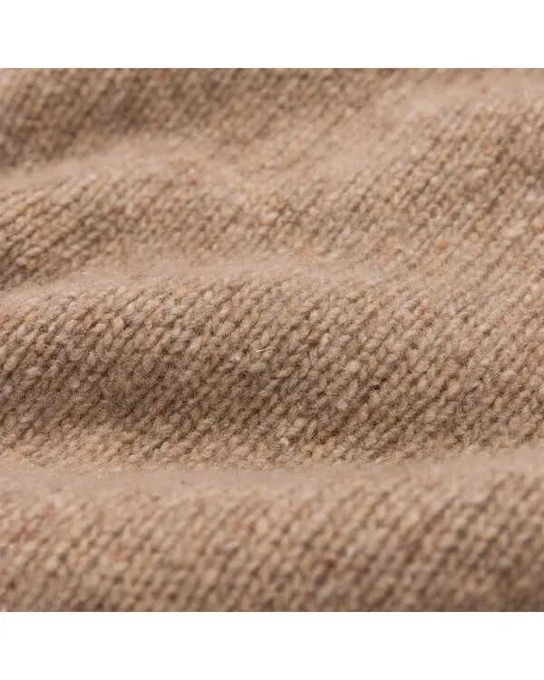 Jenni Kayne Burke Cashmere Polo Sweater - Camel Done