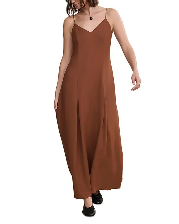 jenni kayne brown slip dress Jenni Kayne Women's Florence Slip Dress Size Small