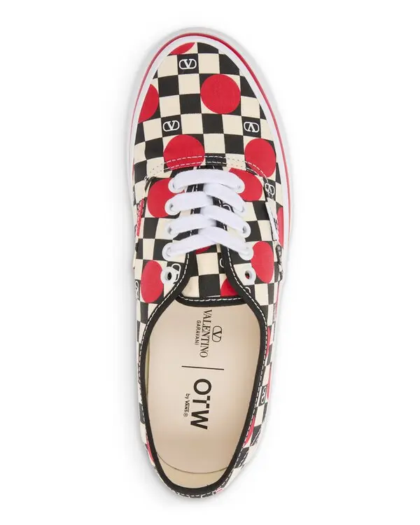 Valentino Garavani X Vans Checkerboard Sneakers - Yellow Multi