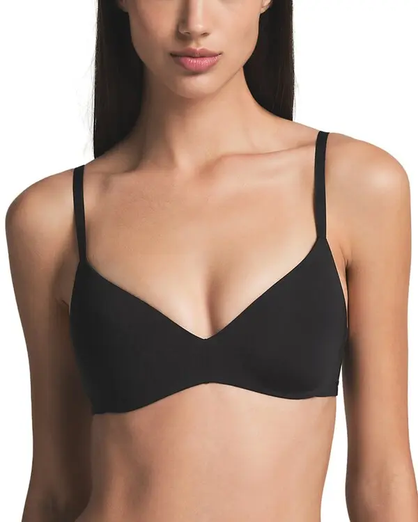 SKIMS Wireless Form Push Up Plunge Bra - Onyx