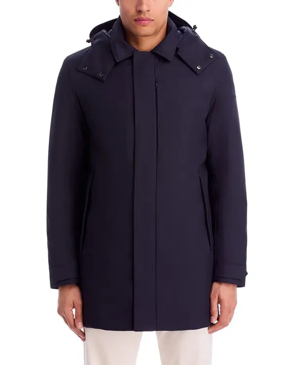 SAVE THE DUCK Sid Hooded Jacket - Blue Black