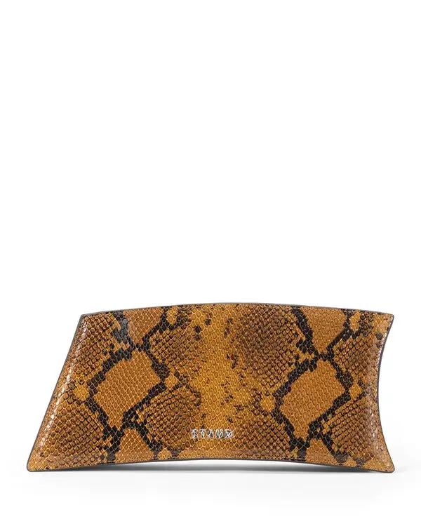 Staud Coco Leather Shoulder Bag - Snake