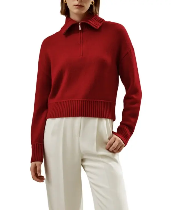 Lilysilk Relaxed Fit Wool-cashmere Blend Pullover