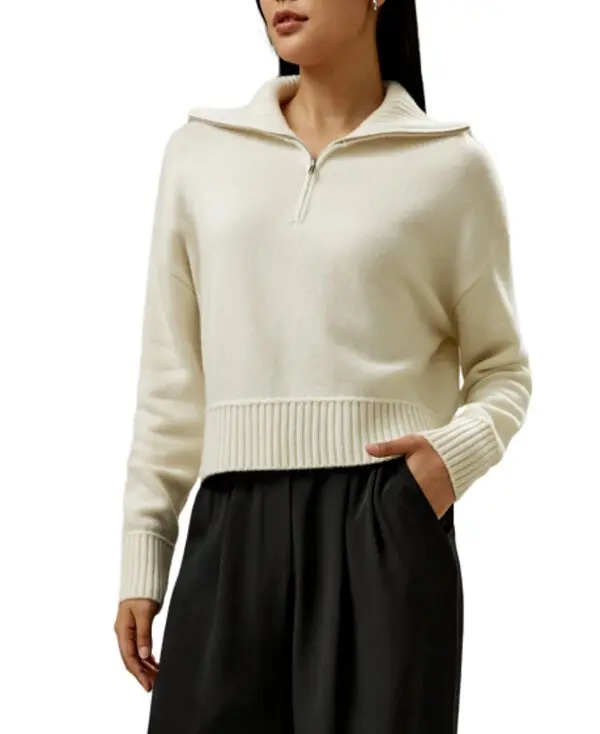 Lilysilk Relaxed Fit Wool-cashmere Blend Pullover