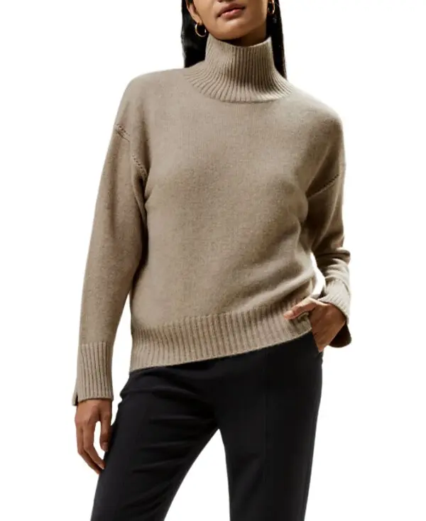 Lilysilk Relaxed-fit Cashmere Sweater - Beige