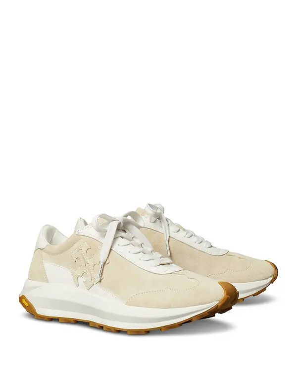 Tory Burch Trainer Running Sneakers - Light Cream