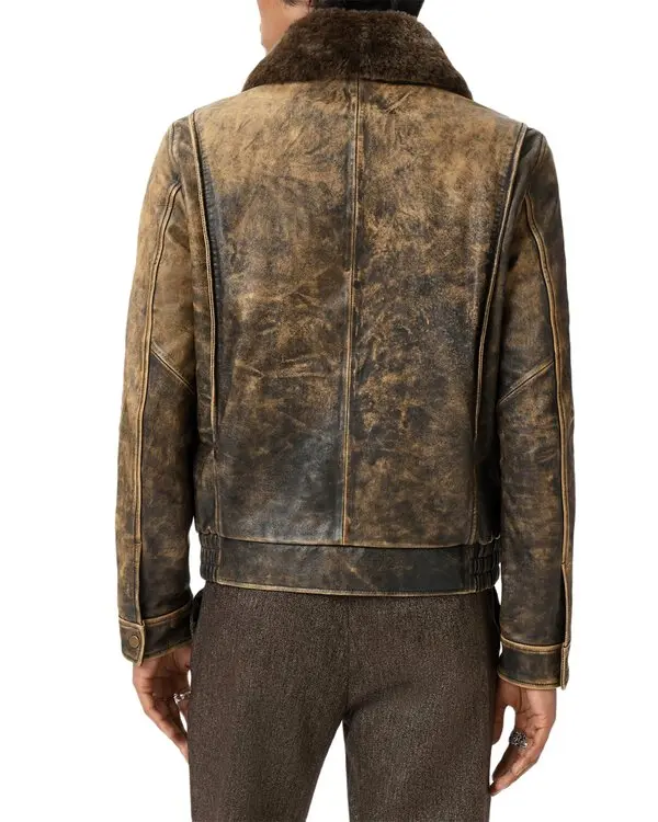 John Varvatos Atlas Vintage Leather Jacket