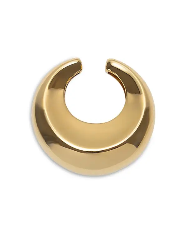 NINA GORDON Small Concave Ear Cuff - Gold
