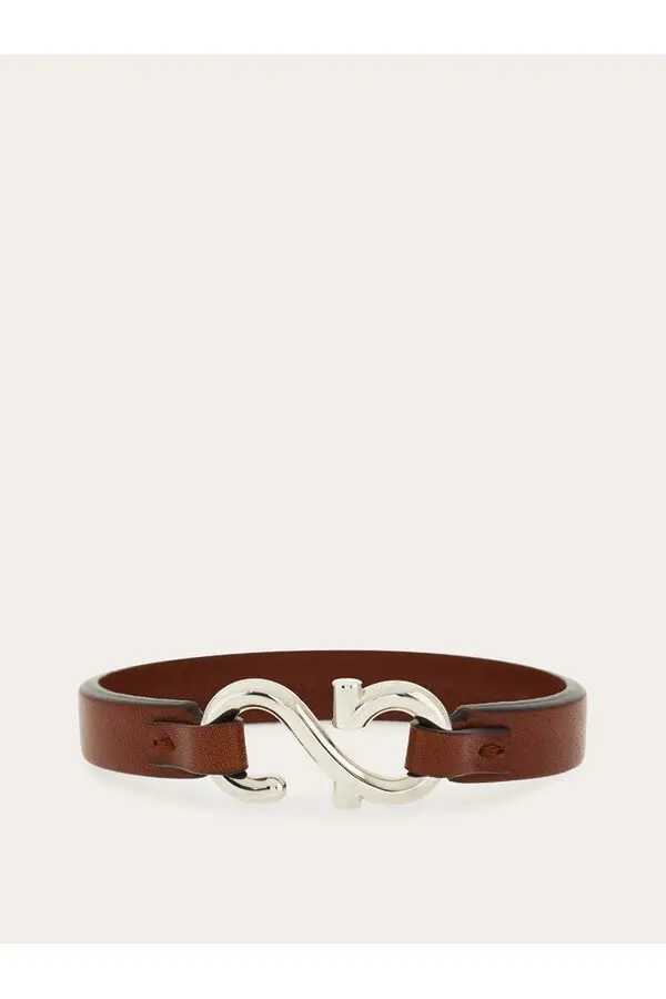 FERRAGAMO Gancini Hook Bracelet - Natural