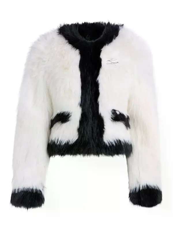Karl Lagerfeld Faux-fur Jacket - White