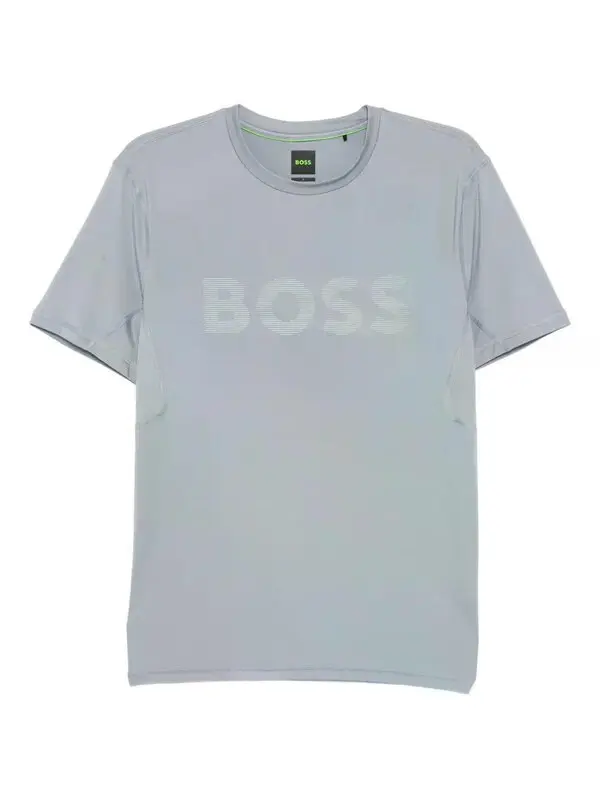 BOSS Logo-print T-shirt - Blue
