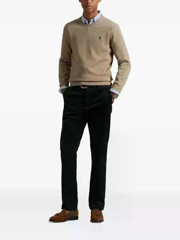 Polo Ralph Lauren Ribbed Crewneck Sweater - Neutrals