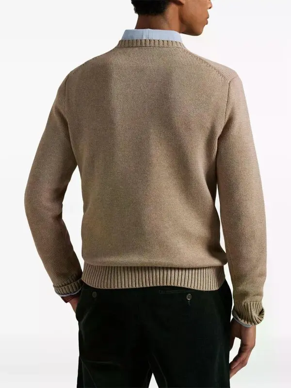 Polo Ralph Lauren Ribbed Crewneck Sweater - Neutrals
