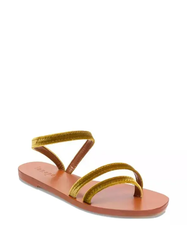 LANAPO Velvet Double-strap Sandals