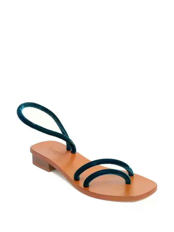 LANAPO Velvet-strap Sandals