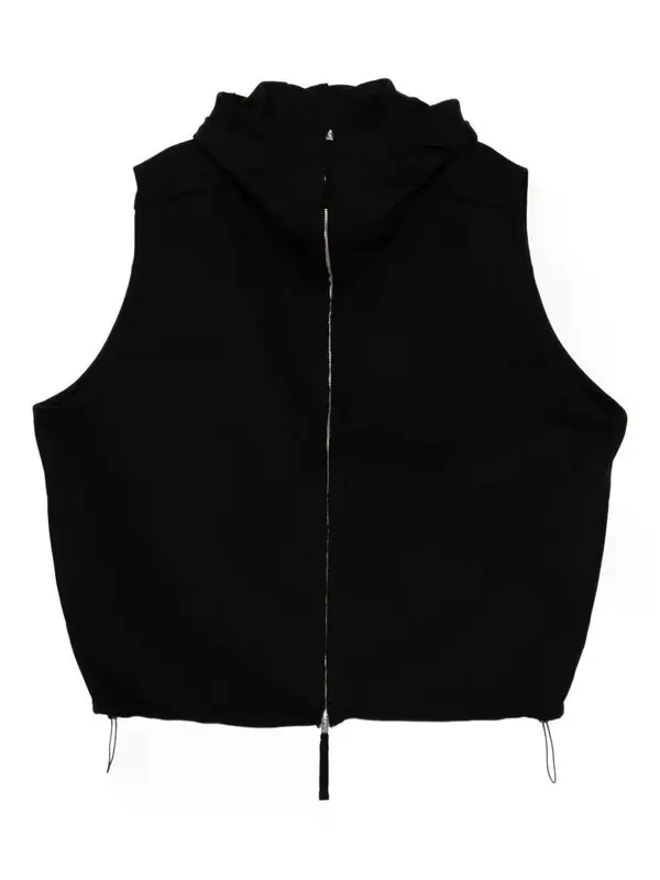 THOM KROM Sleeveless Cotton Jacket