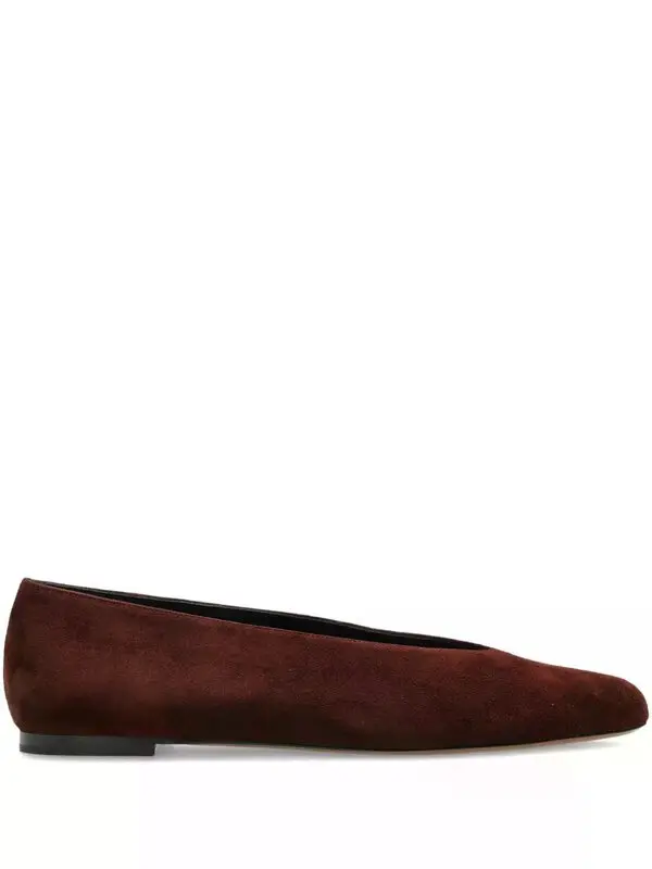 NEOUS Pointed-toe Suede Flats
